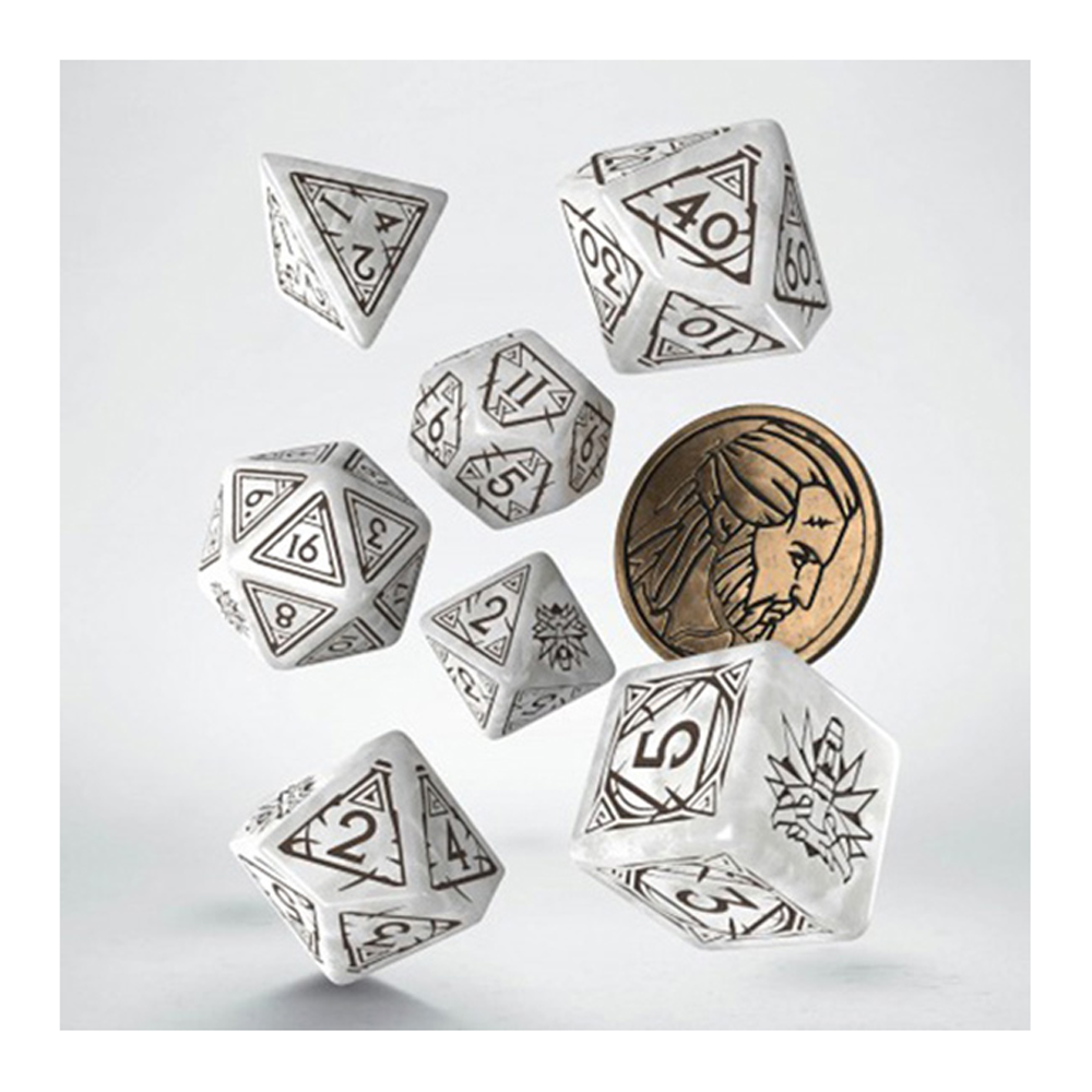 Witcher Dice - Geralt - The White Wolf | Doombrowski Games & Comics