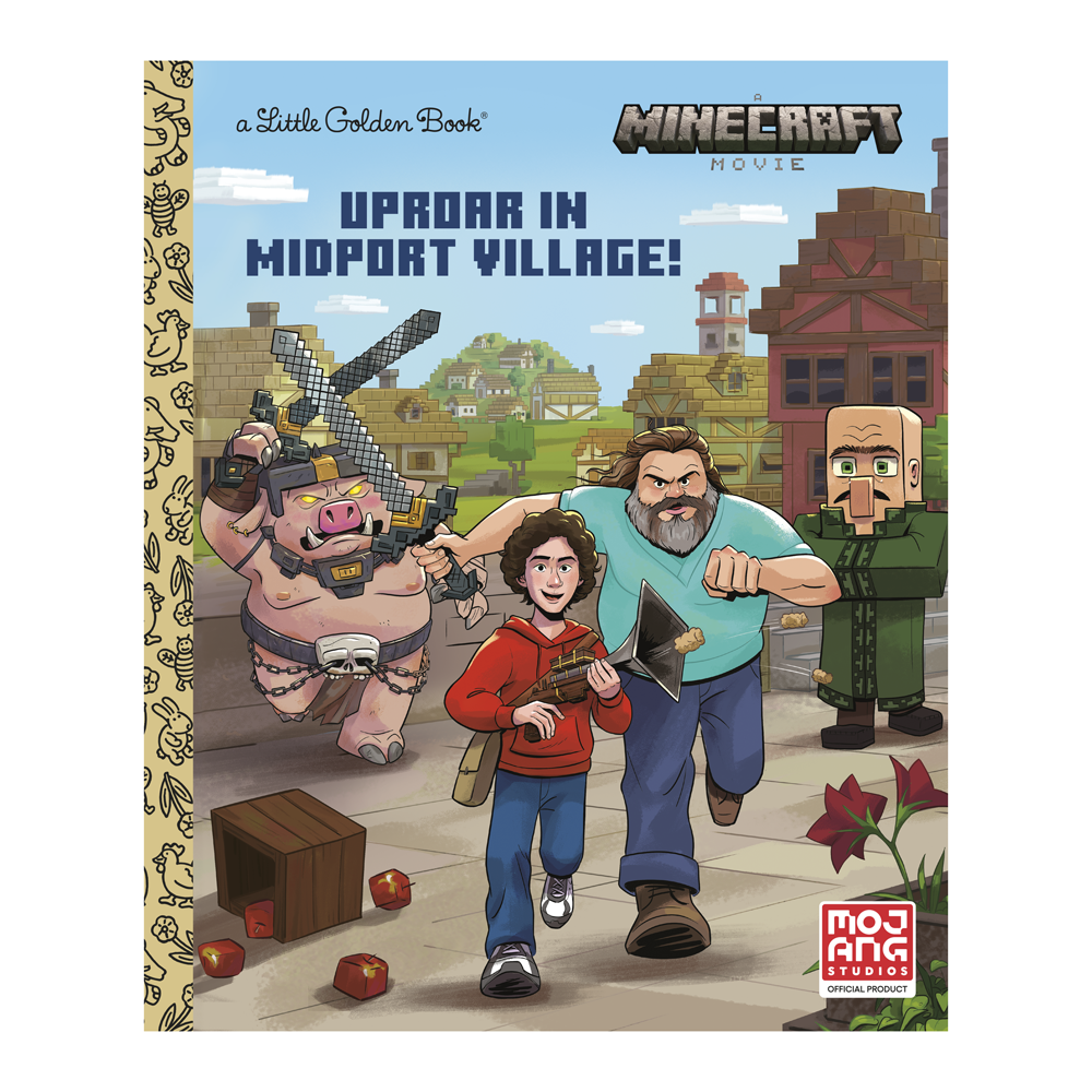 Uproar in Midport Village (A MINECRAFT MOVIE) Little Golden Book ...