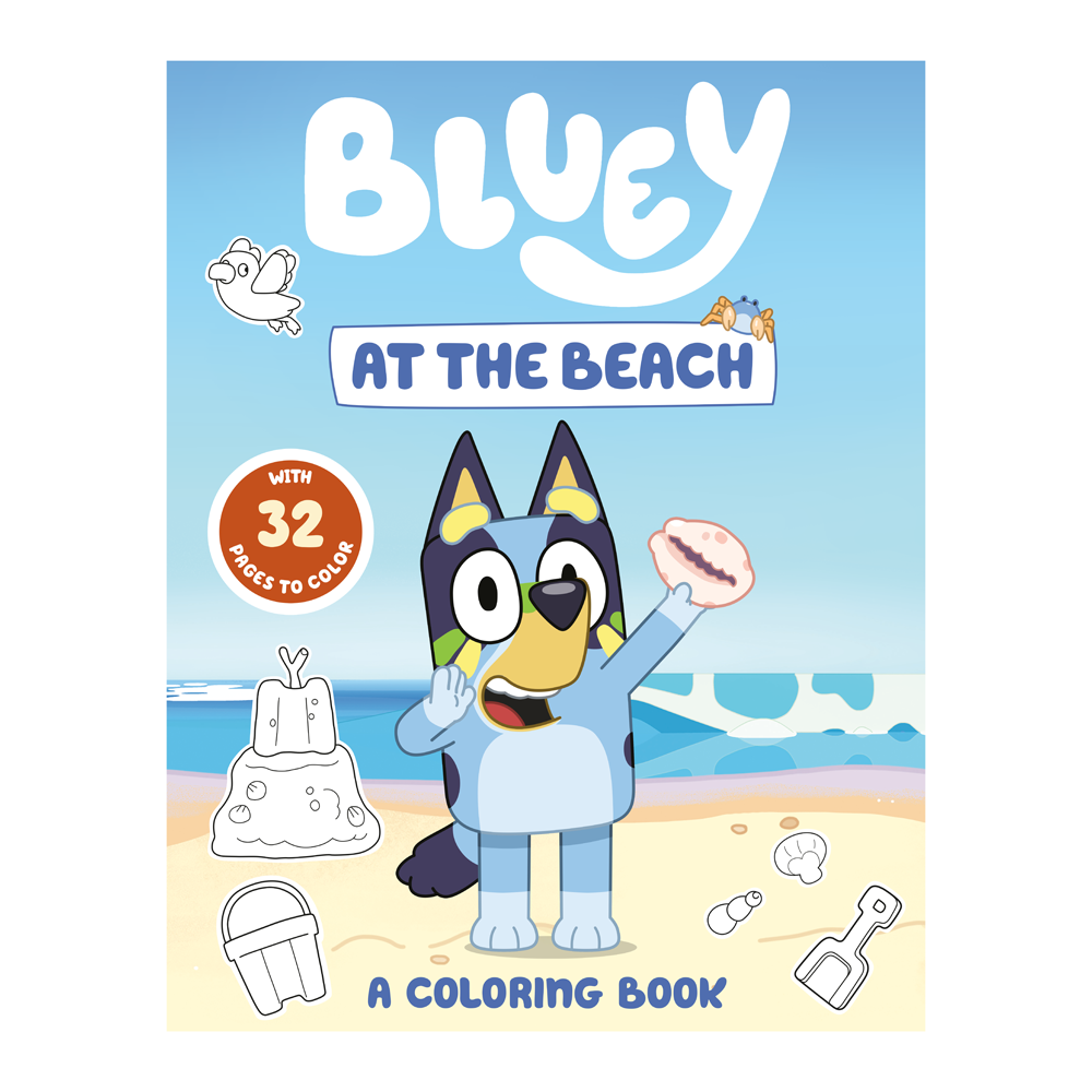 Bluey: At the Beach: A Coloring Book | Doombrowski Games & Comics